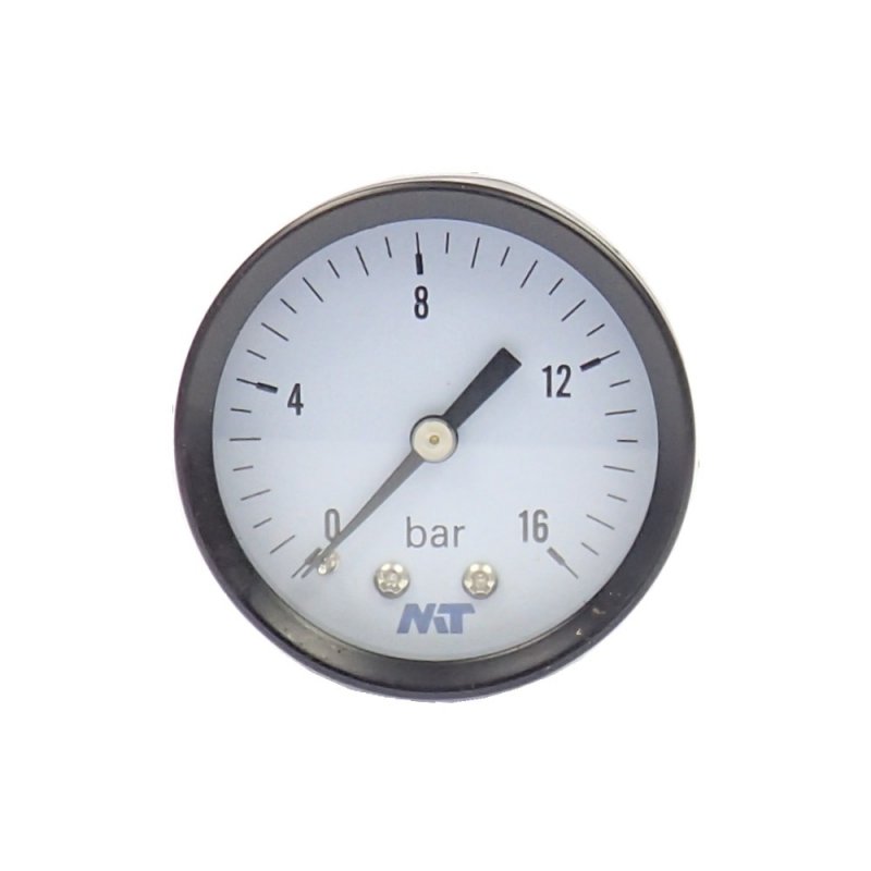 Manometer 50 mm hinten 0 - 16 bar, 3,23