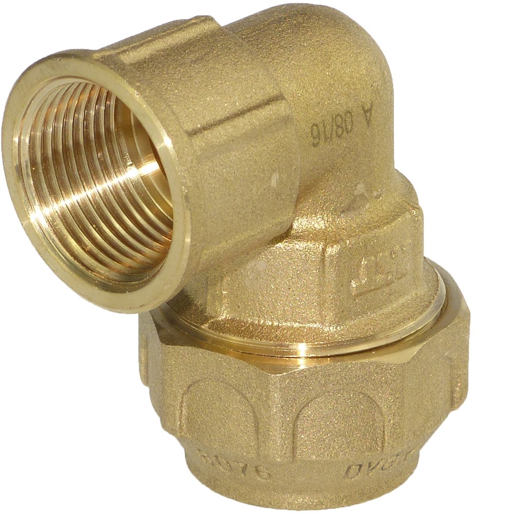 PE Messing Winkel Innengewinde, 3,43