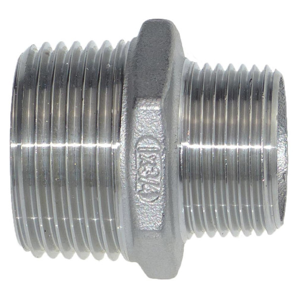 Edelstahl Reduziernippel, 0,55
