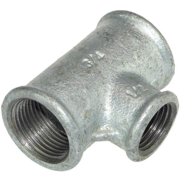 Temperguss T-Stück Nr.130R, 1,63