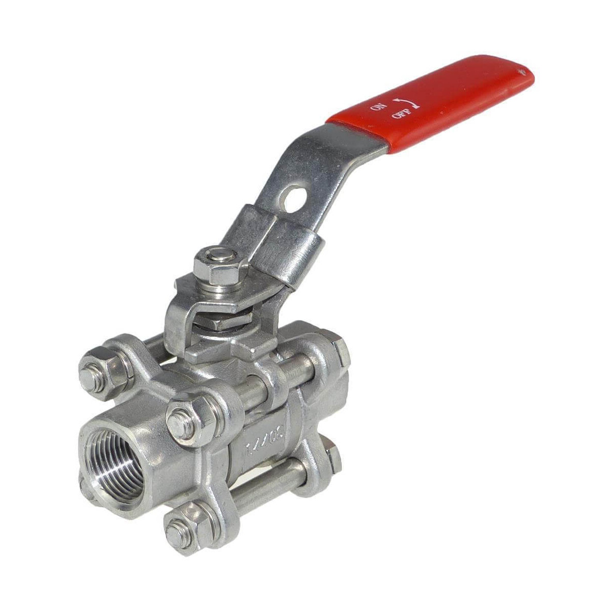 Edelstahl Kugelhahn 12 Zoll
