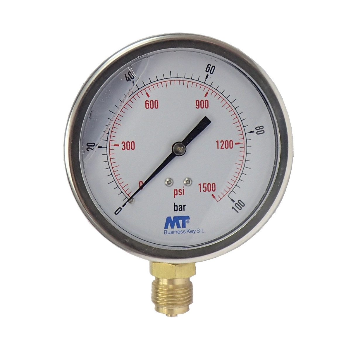 Manometer 100mm Standart 0 - 100 bar, 14,89