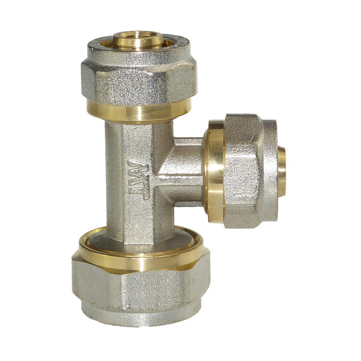 PEX Schraub T-Stück reduziert 25 x 25 x 20 (DVGW), 11,58