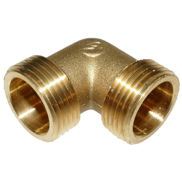 Messing Winkel Aussengewinde, 1,30