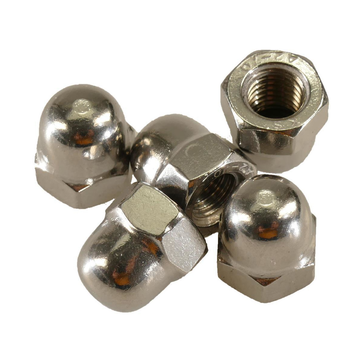 Hutmutter hoch M3 (A2 - DIN 1587), 0,10