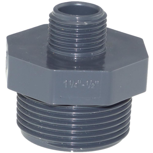 PVC Reduziernippel 1 1/4 x 1 Zoll, 1,02