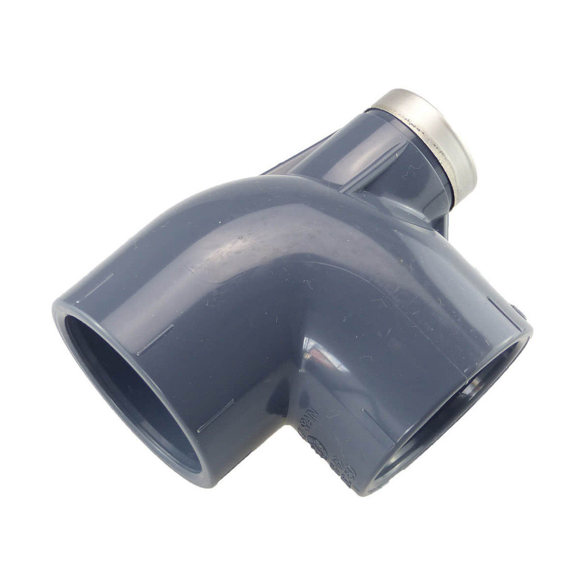 PVC Winkel 90 Grad mit Abgang, 4,15